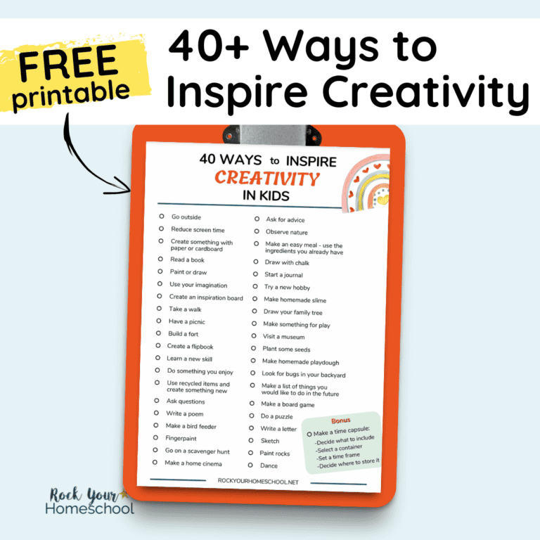 Inspire Creativity in Kids: 40+ Fun Ways - Rock Your Homeschool