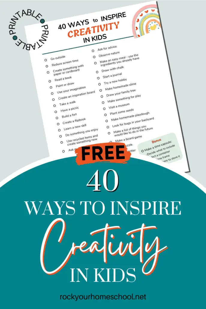 Inspire Creativity in Kids: 40+ Fun Ways - Rock Your Homeschool