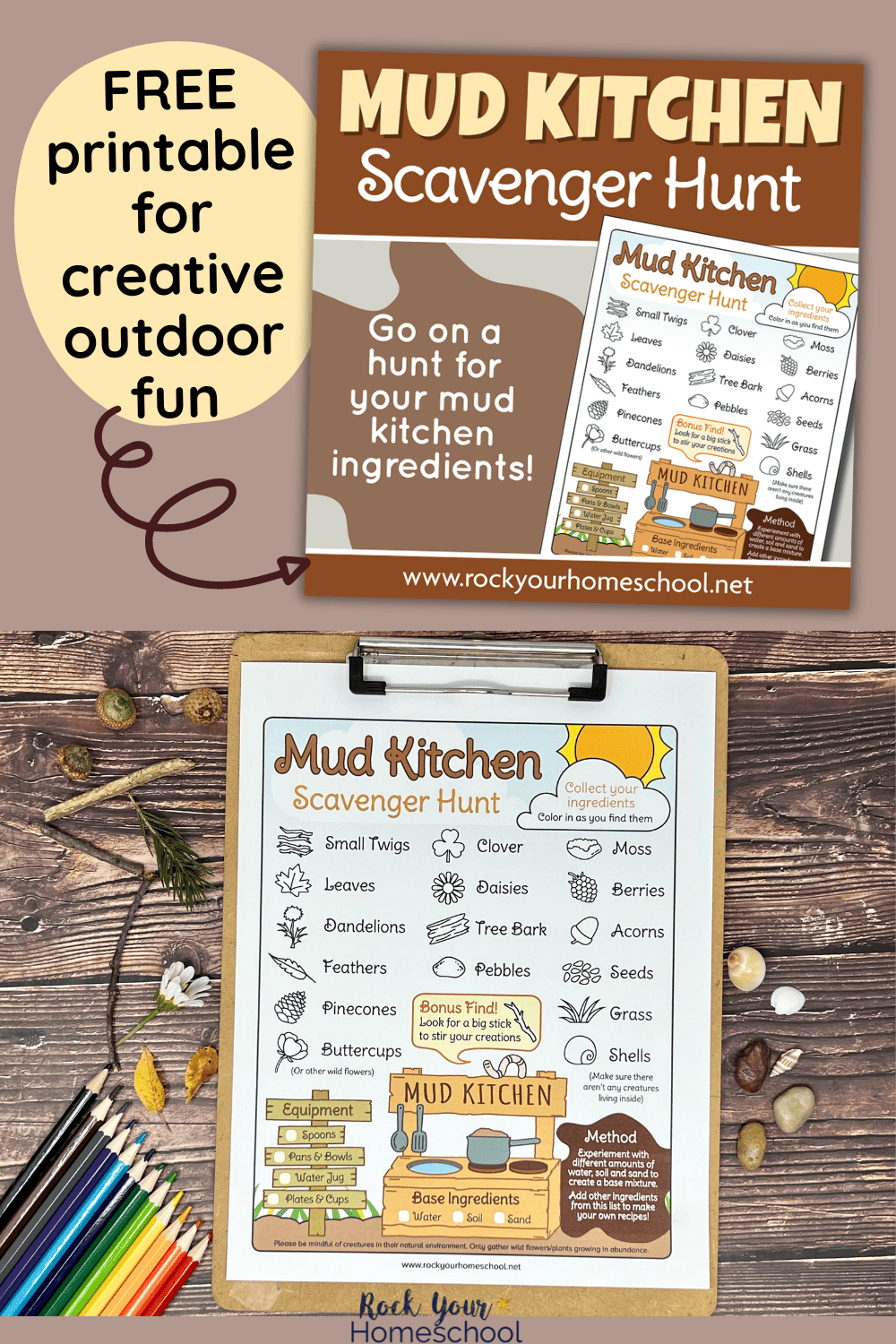 Play with Sticks: 40+ Ideas for Imaginative Fun with Kids (Free)