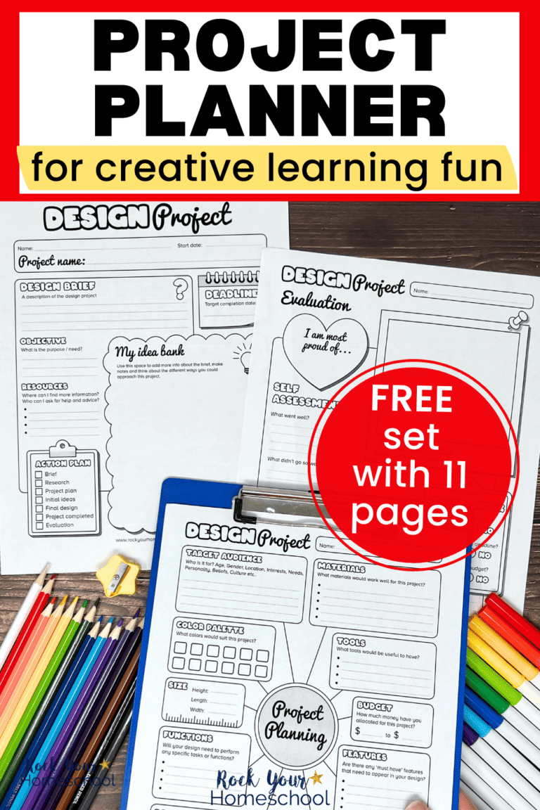 Project Planner Printable Pack (Free) - Rock Your Homeschool