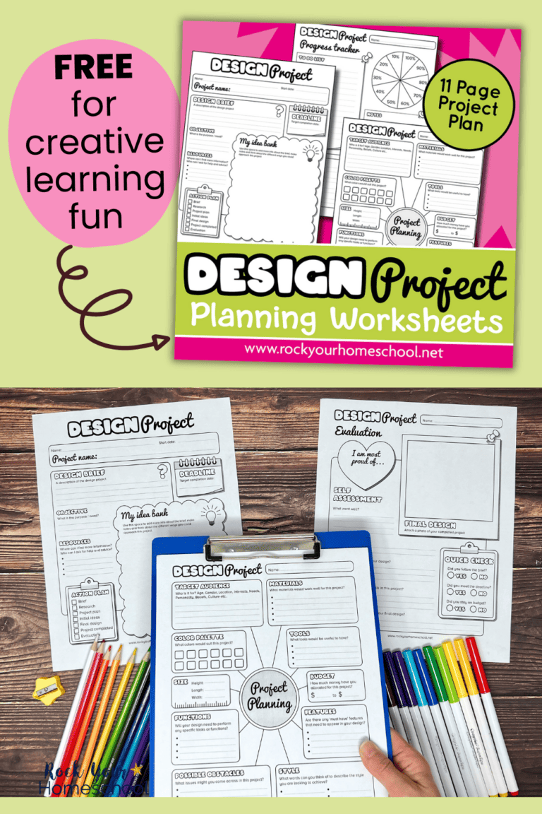 Project Planner Printable Pack (Free) - Rock Your Homeschool