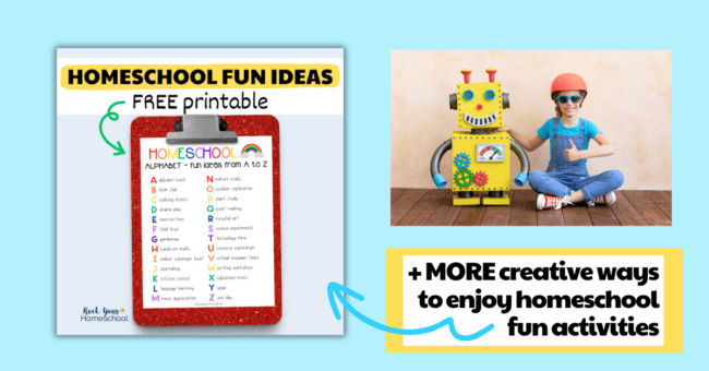 Homeschool Fun Ideas: 26+ Creative Activities (Free List)