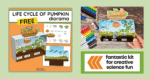 Life Cycle Of a Pumpkin: Creative Diorama Activity (Free Printable)