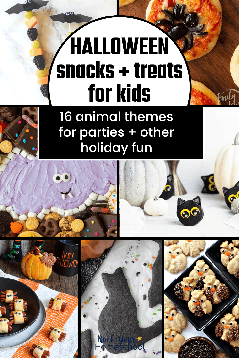 Halloween Snacks for Kids: 16 Treats with Fun Animal Themes