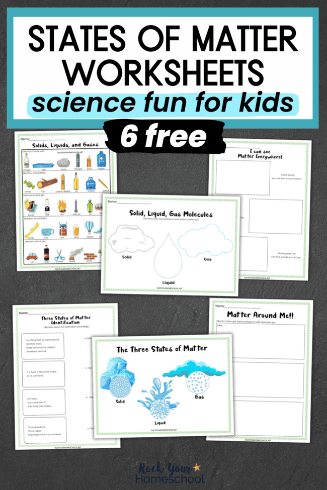 States of Matter Worksheets: 6 Ways to Make Science Fun (Free)