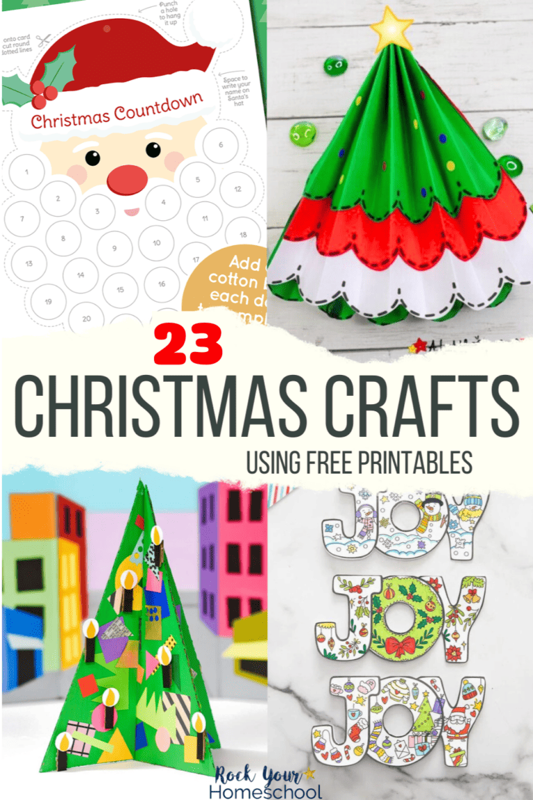 Free Printable Christmas Crafts: 23 Creative and Fun Ideas for Kids