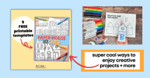 Paper House Templates: How to Make These 3D Crafts (Free) - Rock Your ...