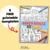 Paper House Templates: How to Make These 3D Crafts (Free) - Rock Your ...