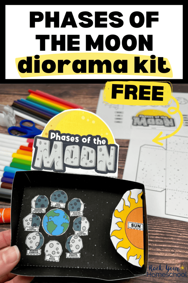 Phases of the Moon Printables for Fun Projects & More (Free) - Rock ...