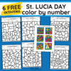 St. Lucia Color By Number Printable Pages (6 Free)