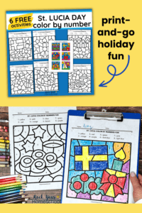 St. Lucia Color By Number Printable Pages (6 Free)