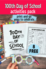 100 Days of School Printables Pack for Tons of Fun (Free)