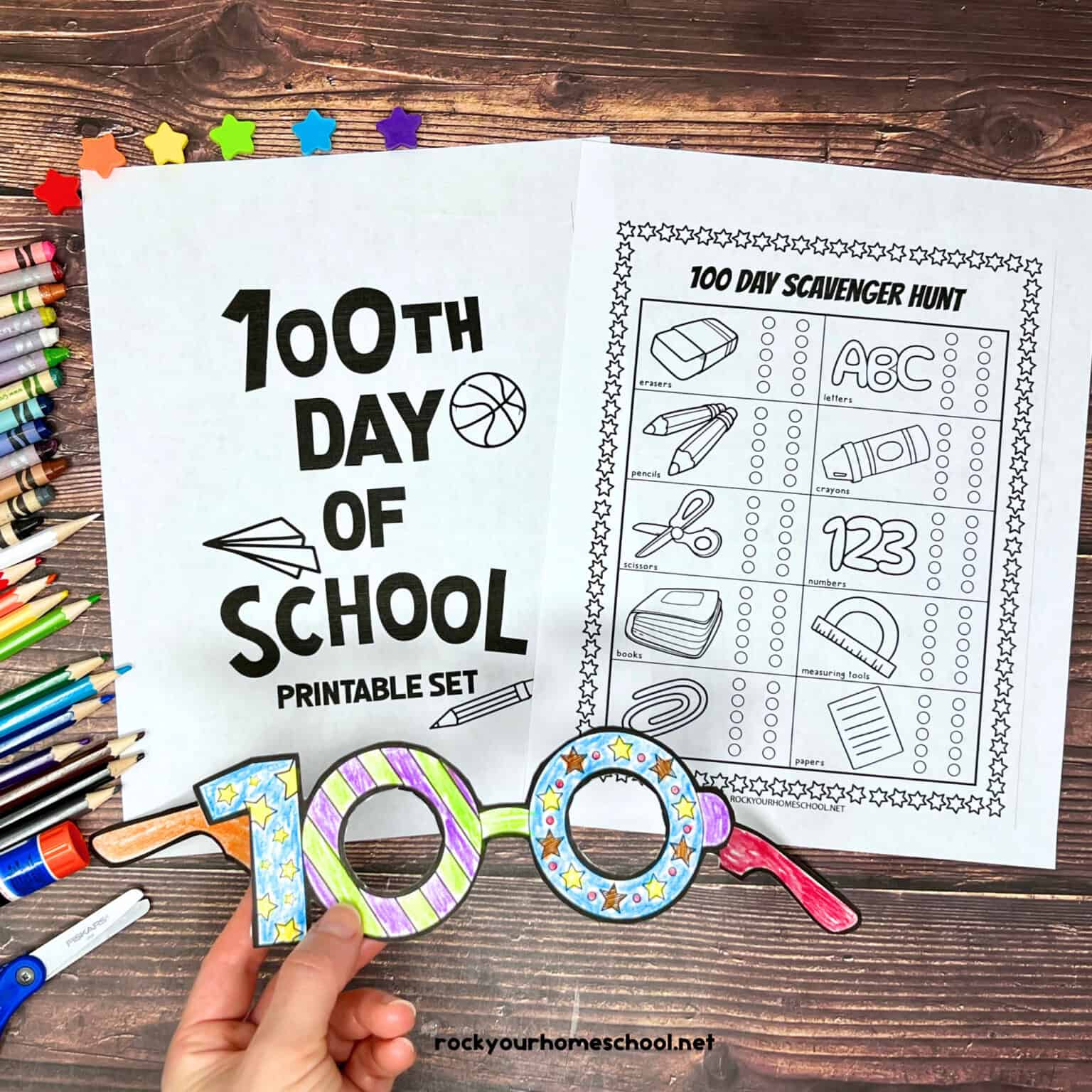 100 Days of School Printables Pack for Tons of Fun (Free)