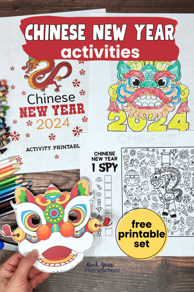 Printable Chinese New Year Activities Pack for 2024 (Free)