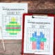 Free Christmas Coordinate Graphing Worksheets for Holiday Fun - Rock ...