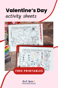 Valentine's Day Activity Sheets for Coloring Fun & More (Free)