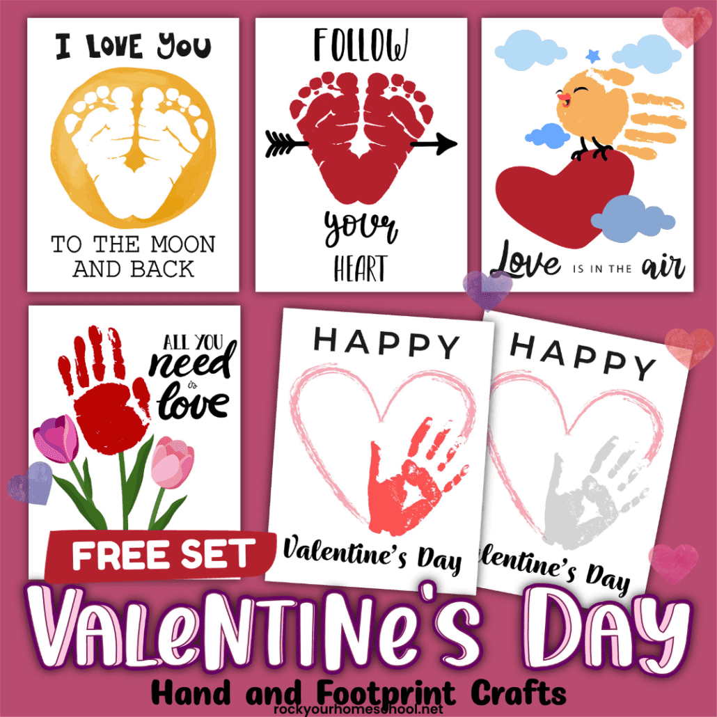 Pre K Valentine Handprint Poem Handprint Roses (with Video) ⋆ Sugar,