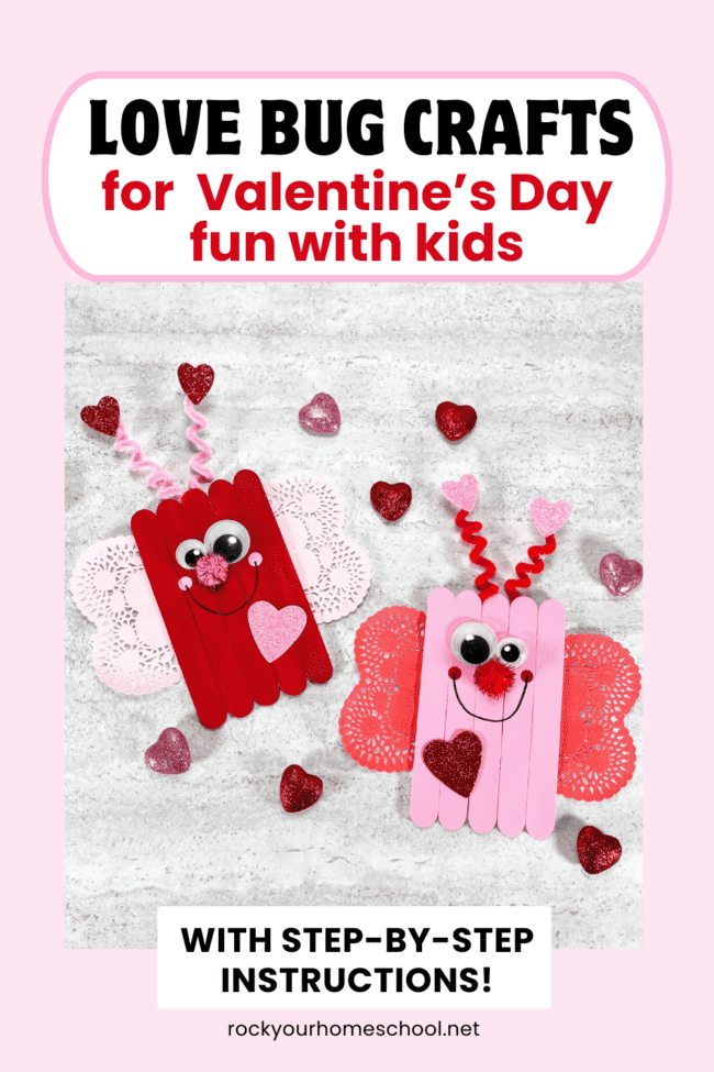 Love Bug Craft for Valentine's Day Fun with Kids