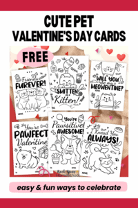 Pet Valentine's Day Cards: Cute Ways to Celebrate with Kids (Free)