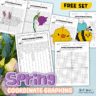 Spring Coordinate Graphing Mystery Pictures Pack - Rock Your Homeschool