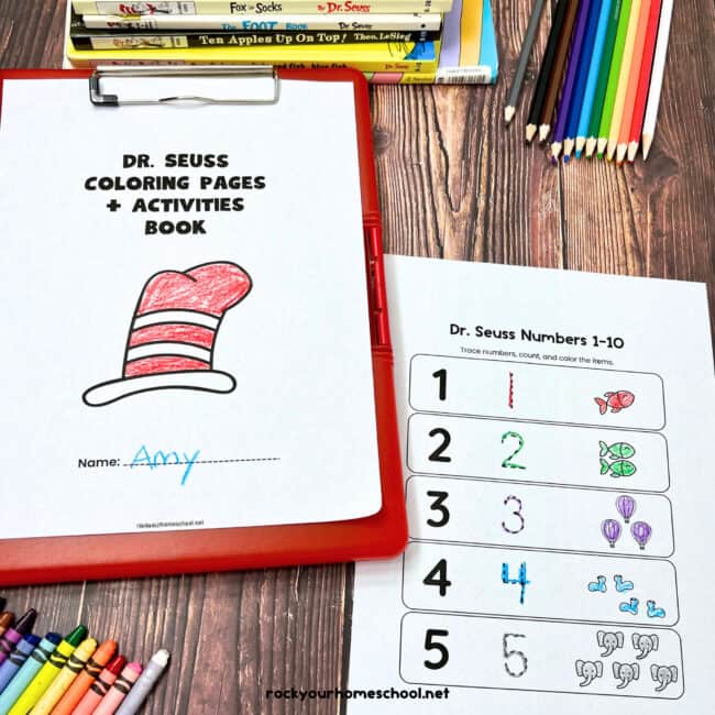 Dr. Seuss Coloring Pages and Activities for Kids (Free Pack) - Rock ...