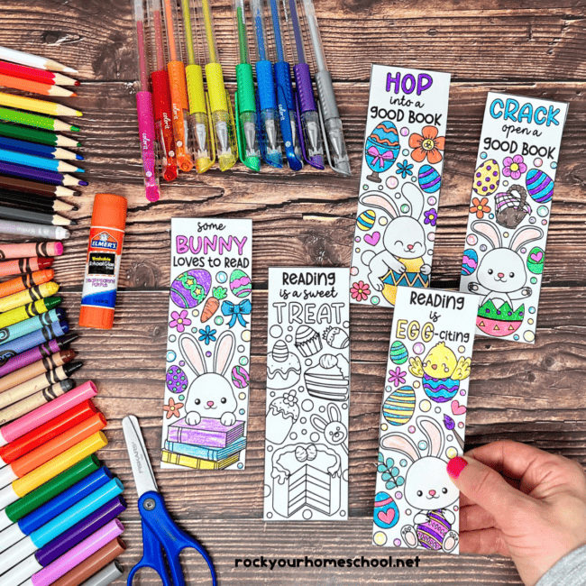 Easter Bookmarks to Color for Easy Holiday Fun (Free Set) - Rock Your ...