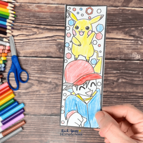Pokemon Bookmarks to Color for Easy Fun with Kids (Free)- Rock Your ...