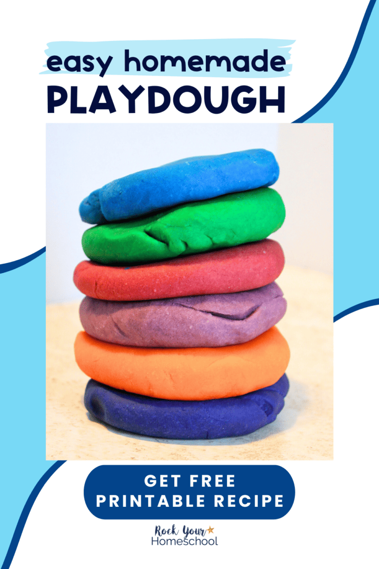 Easy Homemade Playdough: How to Make & Free Printable Recipe