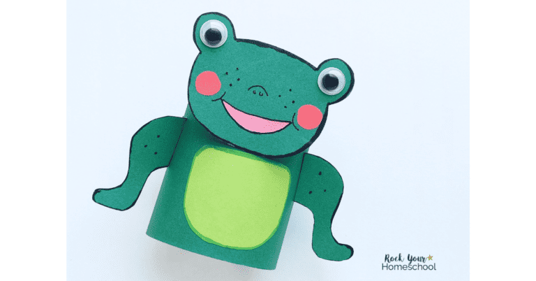 Frog Toilet Paper Roll Craft for Frugal Fun (Free Template) - Rock Your ...