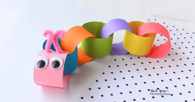 Paper Chain Caterpillar Craft: How to Easily Make & Enjoy - Rock Your ...