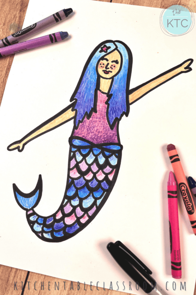18 Free Mermaid Printables (Plus Fun Ways To Enjoy)- Rock Your Homeschool