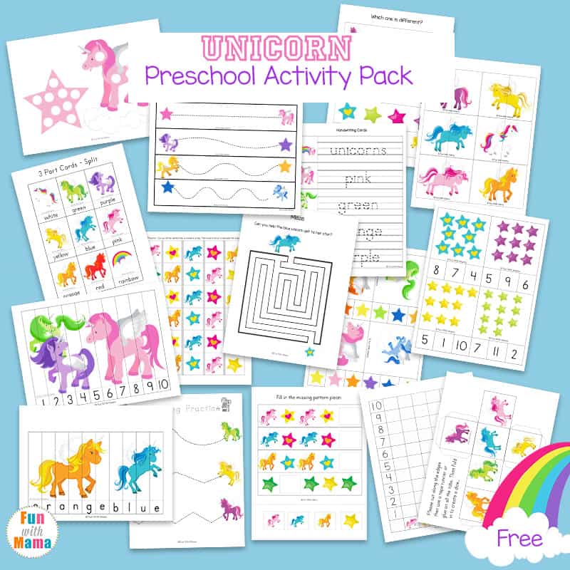 16 Free Unicorn Printables for Unbelievable Fun with Kids - Rock Your ...