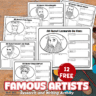 Famous Artists Worksheets - Rock Your Homeschool
