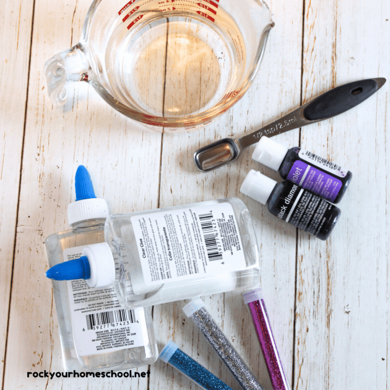 Space Slime Recipe: How to Make for Super DIY Fun- Rock Your Homeschool