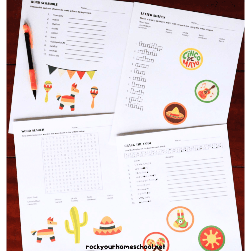 Cinco de Mayo for Kids: Fun and Free Printable Pack