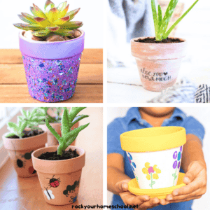 Flower Pot Painting Ideas That Your Kids Will Love- Rock Your Homeschool