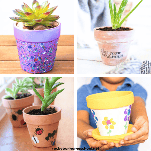 Flower Pot Painting Ideas That Your Kids Will Love- Rock Your Homeschool