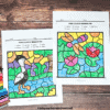 Pond Color by Number Pages for Learning Fun (8 Free)- Rock Your Homeschool