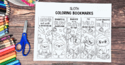 Sloth Bookmarks to Color for DIY Reading Fun (Free) - Rock Your Homeschool