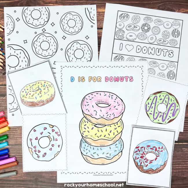 12 Donut Activities and Crafts for Sweet Fun for Kids- Rock Your Homeschool