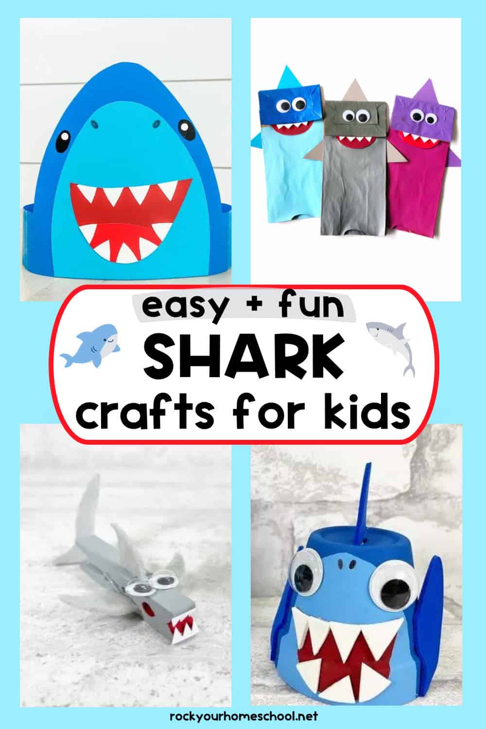 The Best Shark Crafts for Kids: 15 Fun Activities & Ideas - Rock Your ...