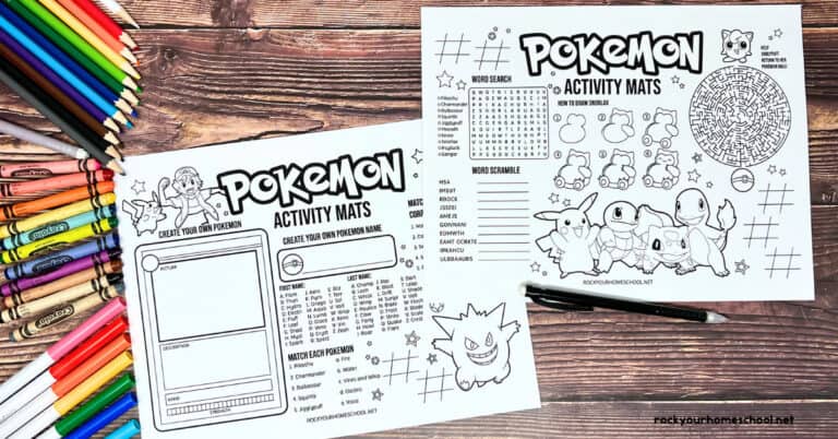 Pokemon Activity Sheets: Print-and-Go Fun for Kids (Free) - Rock Your ...
