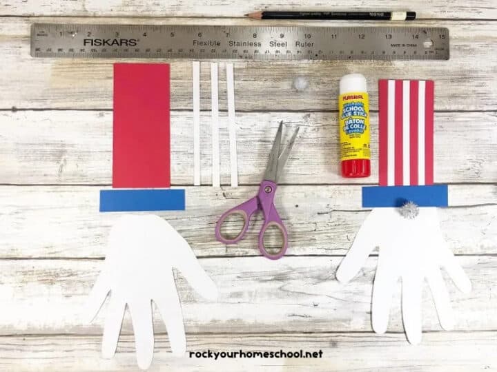 Uncle Sam Craft for an Easy Patriotic Activity (Free Template)- Rock ...