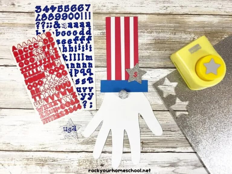Uncle Sam Craft for an Easy Patriotic Activity (Free Template)- Rock ...