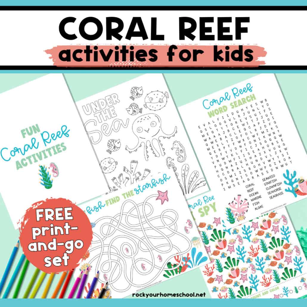 Coral Reef Activities - Rock Your Homeschool