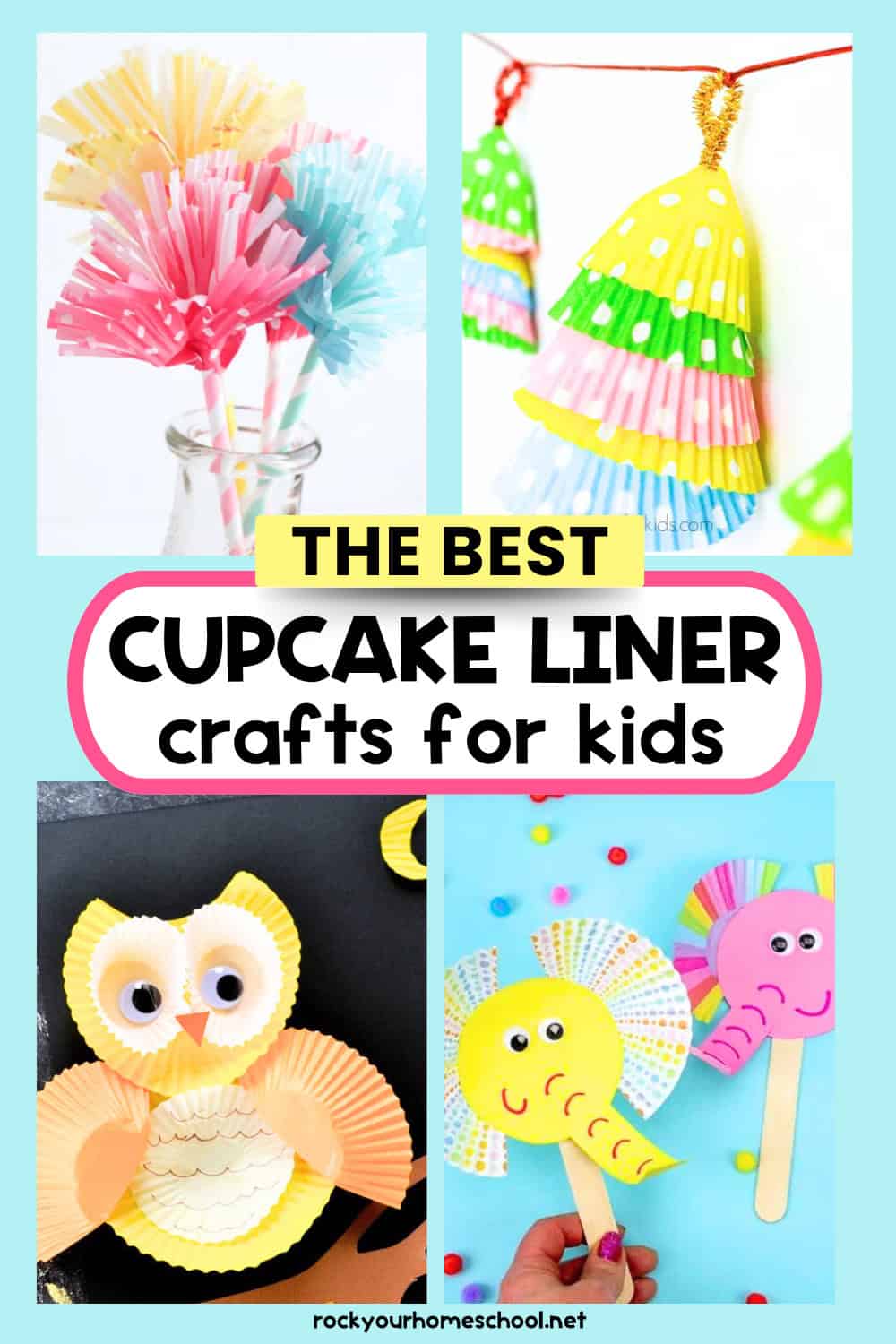 10 Cupcake Liner Crafts That Your Kids Will Love- Rock Your Homeschool