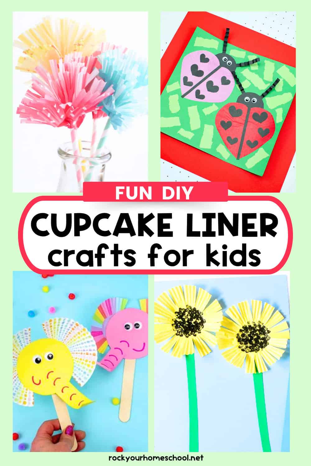 10 Cupcake Liner Crafts That Your Kids Will Love- Rock Your Homeschool