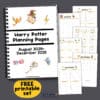 Harry Potter Writing Pages - Rock Your Homeschool