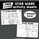 Star Wars Activity Sheets - Rock Your Homeschool