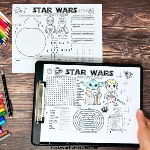 Star Wars Activity Sheets for Stellar Fun with Kids (Free) - Rock Your ...